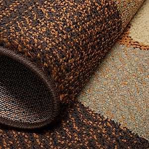 Home Dynamix Royalty Clover Modern Area Rug, Brown Multi, 5'2"x7'2" Rectangle