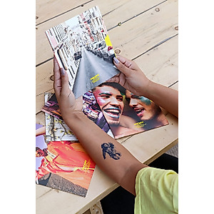 Inkbox Temporary Tattoos, Semi-Permanent Tattoo, One Premium Easy Long Lasting, Water-Resistant Temp Tattoo with For Now Ink - Lasts 1-2 Weeks, Floresco, 5x2in