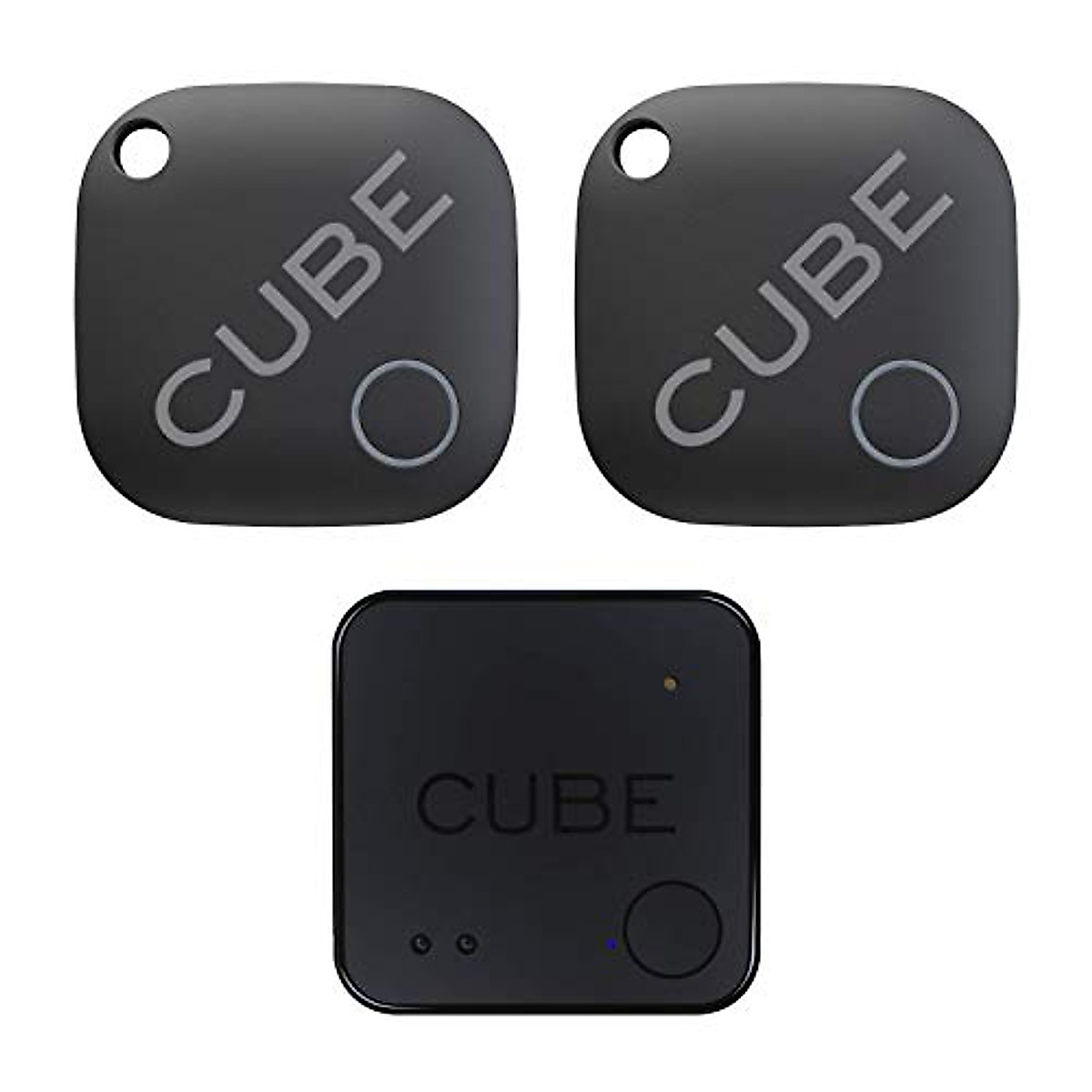 Cube Tracker, Cube Shadow Bundle, Key Finder Smart Bluetooth Item Tracker for Luggage, Wallet, Dogs, Kids, Cats, with app for Phone, Replaceable Battery Waterproof Tracking Device