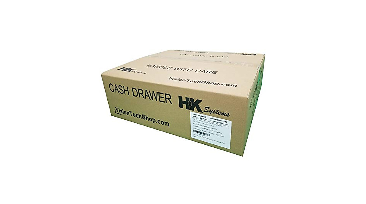 HK SYSTEMS 13" Cash Drawer - Heavy Duty & Compact