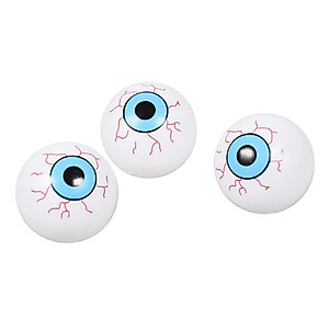 Super Creepy Plastic Hollow Eyeballs- Halloween Decorations - Zombie Eyeballs- Set of 36