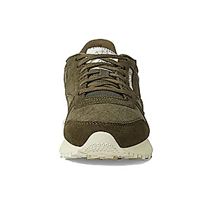 Reebok Women's Classic Leather SP Sneaker, Army Green/White, 10
