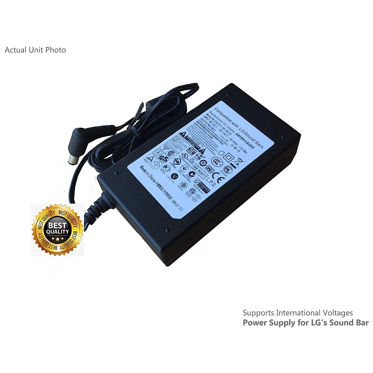 AC Adapter -Supply Compatible with Sound Bar Y