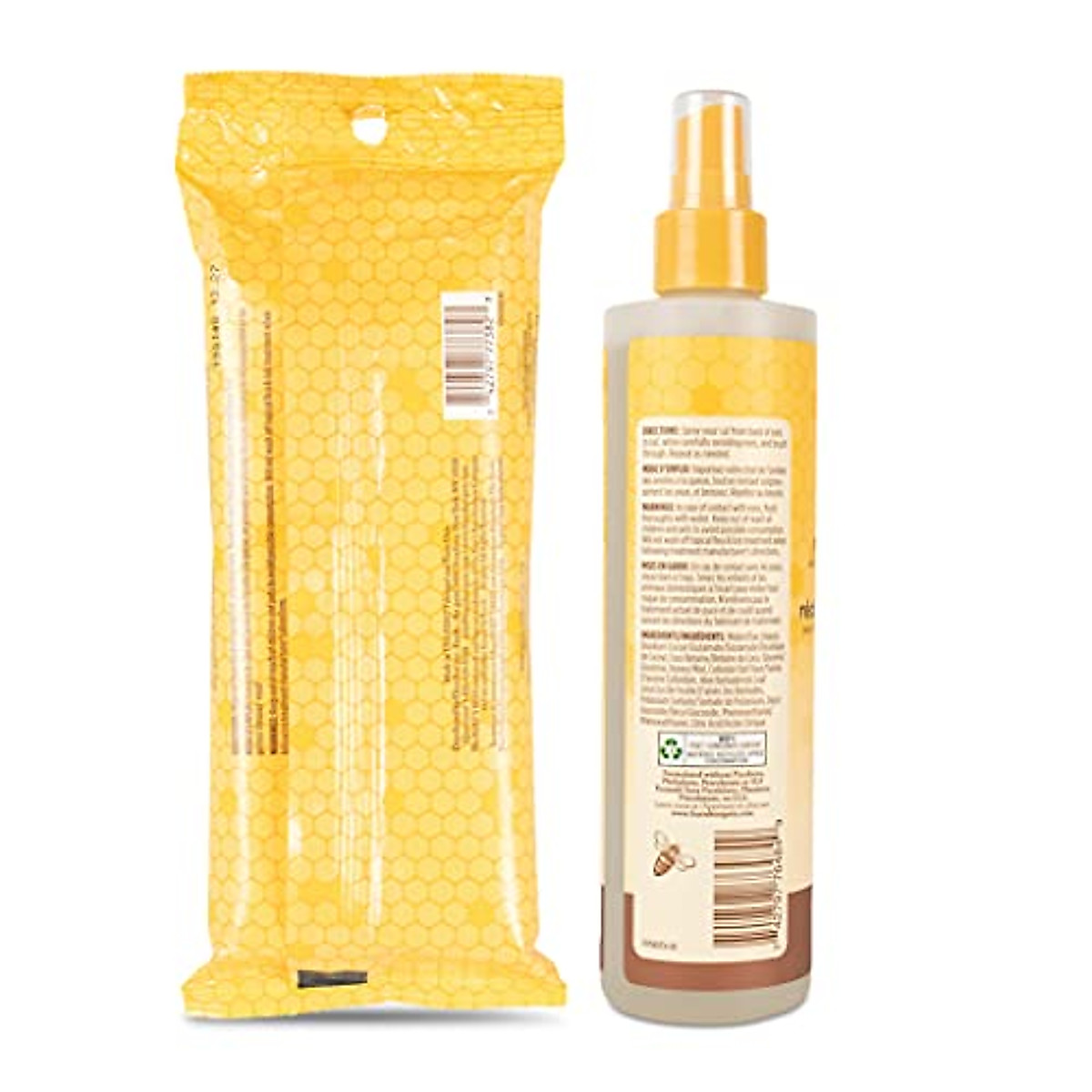 Burt's Bees for Cats Grooming Wipes and Dander Reducing Spray - Cat Wipes and Cat Dander Spray, Cat Dander Wipes, Dander Reducing Cat Grooming Wipes, Burts Bees Cat Spray for Dander