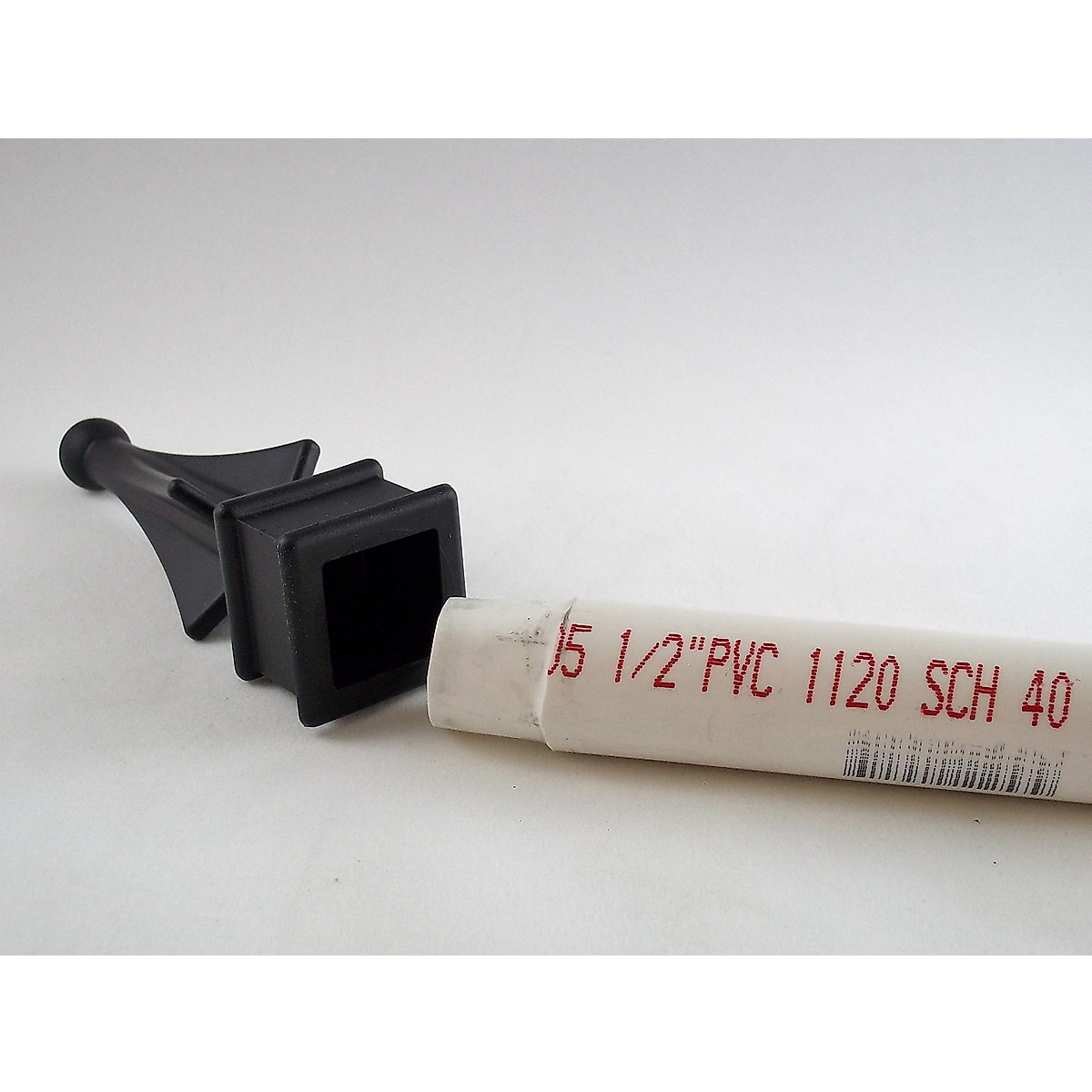 Retrospec Creations 100 Each for 3/4” Black Plastic Finial Tops for Iron Picket Fence 4-Sided Spire - #1-34