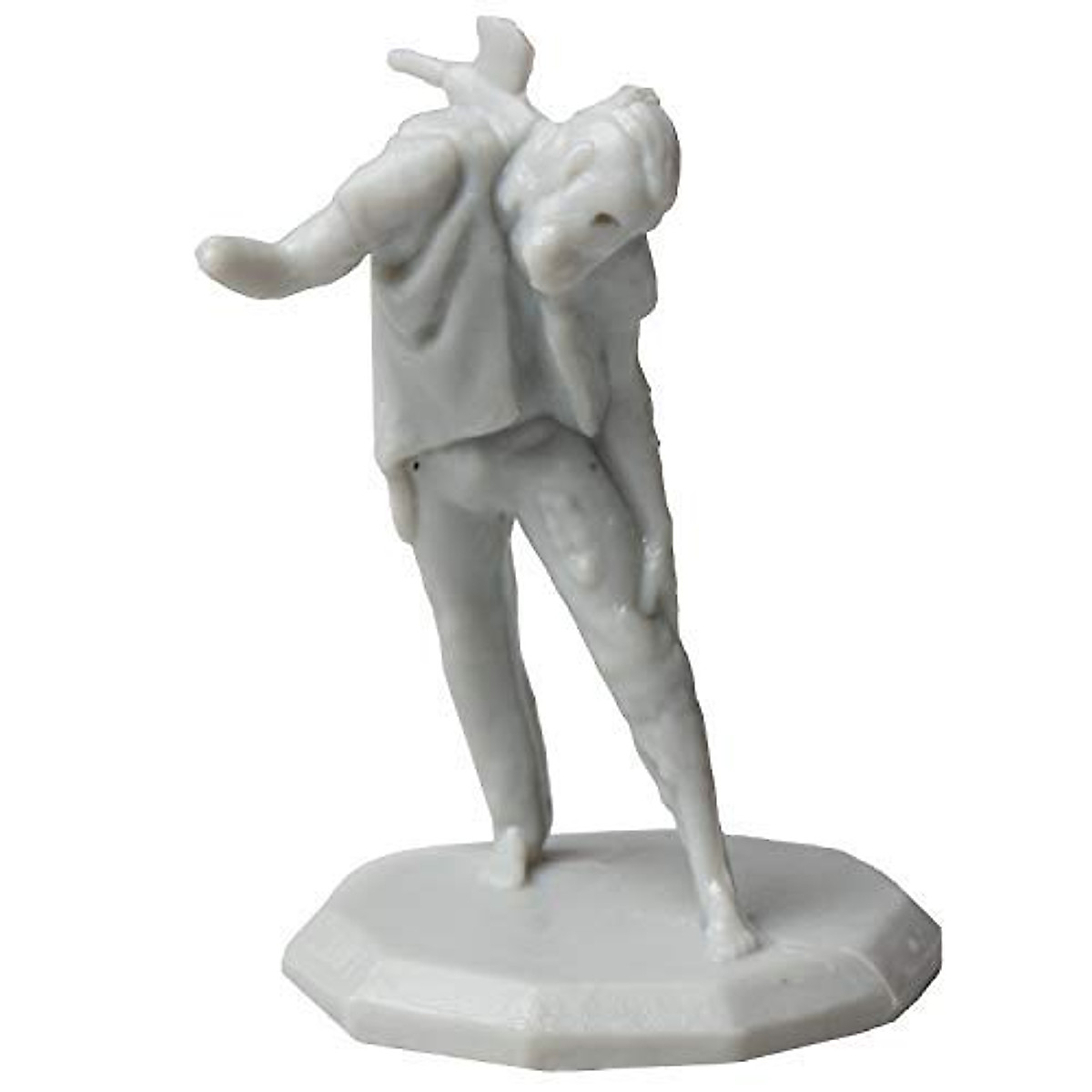 Fantasy Zombie Mini Figures – 8 Unpainted Unique Designs – 1" Hex-Sized, Compatible with DND, Pathfinder & Tabletop RPGs – Realistic, Sculpts for Spooky Games & Campaigns, House Party, Gift