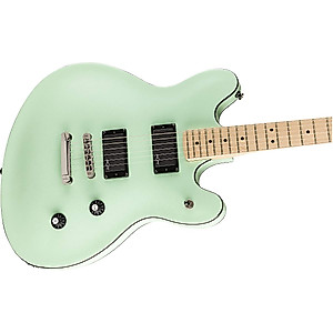 Squier Contemporary Active Starcaster Electric Guitar, with 2-Year Warranty, Surf Pearl, Maple Fingerboard, None Pickguard