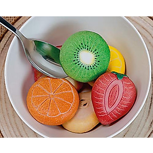 Yellow Door Fruit Sensory Play Stones, Set of 8