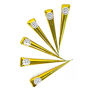 AL HASNAYN ENTERPRISES Henna Cones for women, 12 Pack, 100% natural, ready to use hair color and dye paste in henna tubes, REDDISH BROWN, 30g Each cone