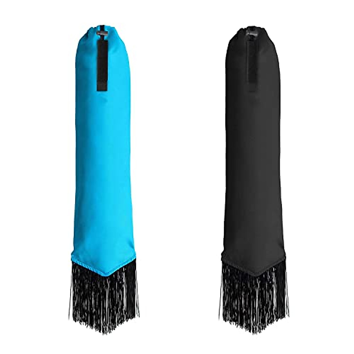 PLORBACH 2PC Horse Tail Bag with Fringe & Snap, Waterproof Braid, Easy to Wear and Wrap, Suitable for Western and Aztec