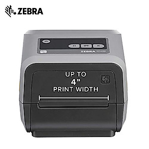 Zebra - ZD420c-Ribbon-Cartridge Desktop Printer for Labels and Barcodes - Print Width 4 in - 203 dpi - Interface: Wifi, Bluetooth, USB - ZD42042-C01W01EZ (Renewed)