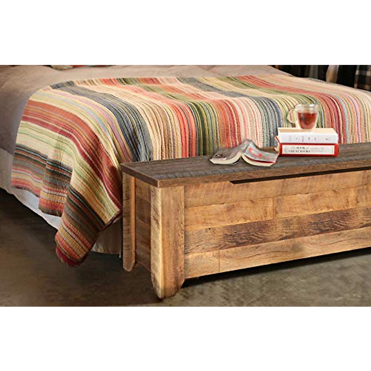 KING Size Storage Bench/Chest made from Reclaimed Wood - Storage Trunk