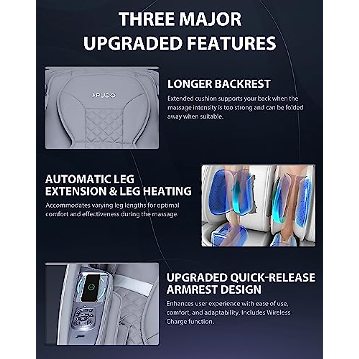 PUDO 2023 4D Massage Chair Full Body | Zero Gravity Shiatsu Massage Chairs Recliner with AI Voice with Heated SL Track Bluetooth Speaker Airbag Yoga Stretch, Foot Roller Auto Legrest (Beige)