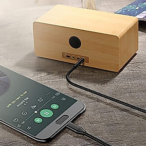 Selna Aux Cable for Galaxy A73 5G/A53 5G/A33 5G/A13 5G/A03s - USB-C to 3.5mm Audio Cord Car Stereo Aux-in Adapter Y4P Compatible with Samsung