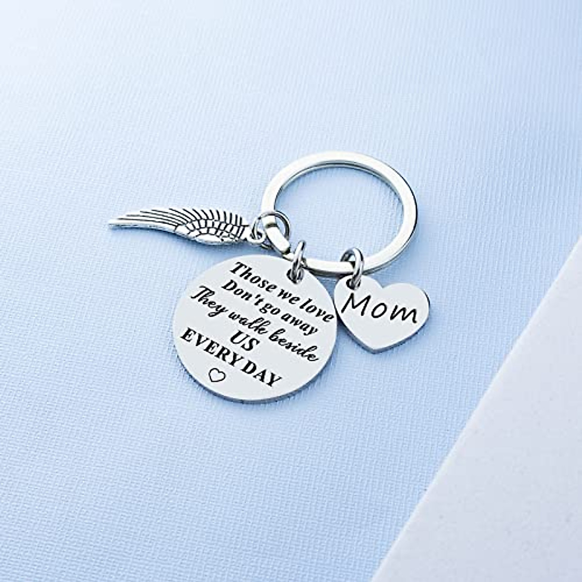 Grieving Mother Gifts Mom Memorial Gifts Keychain for Loss Of Mom Mother Sympathy Gifts for Loss Of Mom Loved One Father Grandma Papa Grieving Mother Gifts Passing Away Funeral Gifts for Mom Key Ring