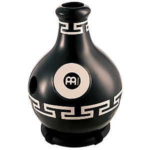 Meinl Percussion IBO Drum, Large Fiberglass Body with Additional Circular Playing Surface-NOT Made in China-Includes Microphone Port and Padded Foam Base, 2-Year Warranty, Black (ID4BKO)