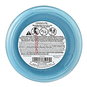 CANDLE-LITE Ocean Blue Mist Scent 3-Wick Aromatherapy Candle with 20-40 Hours of Burn Time, 10 oz