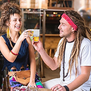 CIEOVO 100 Pieces Happy Birthday Party Shot Glass, Disposable 2 oz Plastic Cups 21st Happy Birthday Gifts Clear Tasting Cups for Birthday Party Supplies