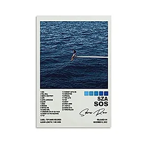 SZA Poster SOS Poster Canvas Printed Poster Unframe-style12x18inch(30x45cm)