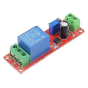 XINGYHENG 5Pcs 12V NE555 0-10 Seconds Delay Timer Switch Module Constant Current Regulator Timer Delay Converter for Automotive Control System Electrical Equipment