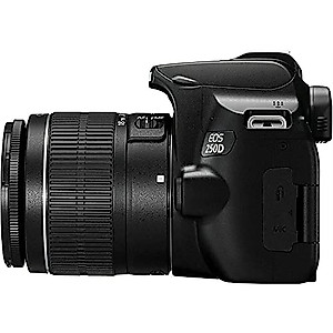 Camera Bundle for Canon EOS 250D (SL3) DSLR Camera with EF-S 18-55mm f/3.5-5.6 III Lens Bundle, Accessories (Extra Battery, Digital Slave Flash, 128Gb Memory, 50" Tripod and More)