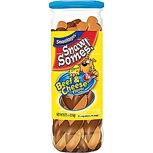Snausages Snawsomes Beef & Cheese Flavor Dog Treats - 9.75 Ounce (2 Pack)