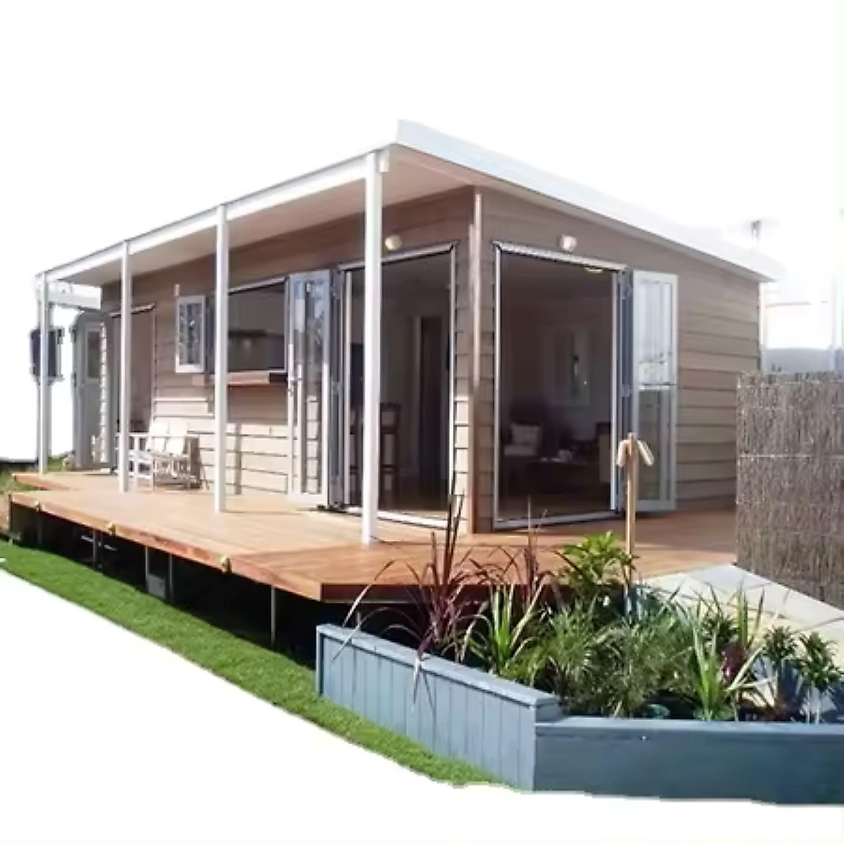 20 ft Modern Modular Prefabricated Container House 1 Bedroom 1 Bathroom 1 Kitchen - Foldable, Container, Portable House, Tiny House for Small Family.Bachelor Nest