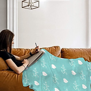 Personalized Name Blanket for Teens, Custom Name Blanket for Boys Girls, Super Soft Personalized Gifts Name Throw Blanket for Birthday Memorial Day Valentines Day Customized Gift Travel 50x60In