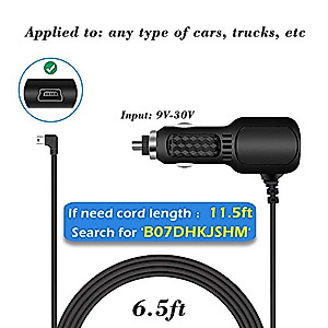 Dash cam Charger,2022 Upgraded Mini USB Car Charger for Garmin Nuvi 50LMT,51LMT,55LMT,58LMT,65LMT,67LMT,2557LMT,2555LMT,2597LMT Navigation