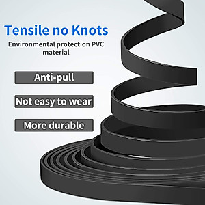 Deegotech CAT8 Cable 2Pack (30ft, Black, 1)