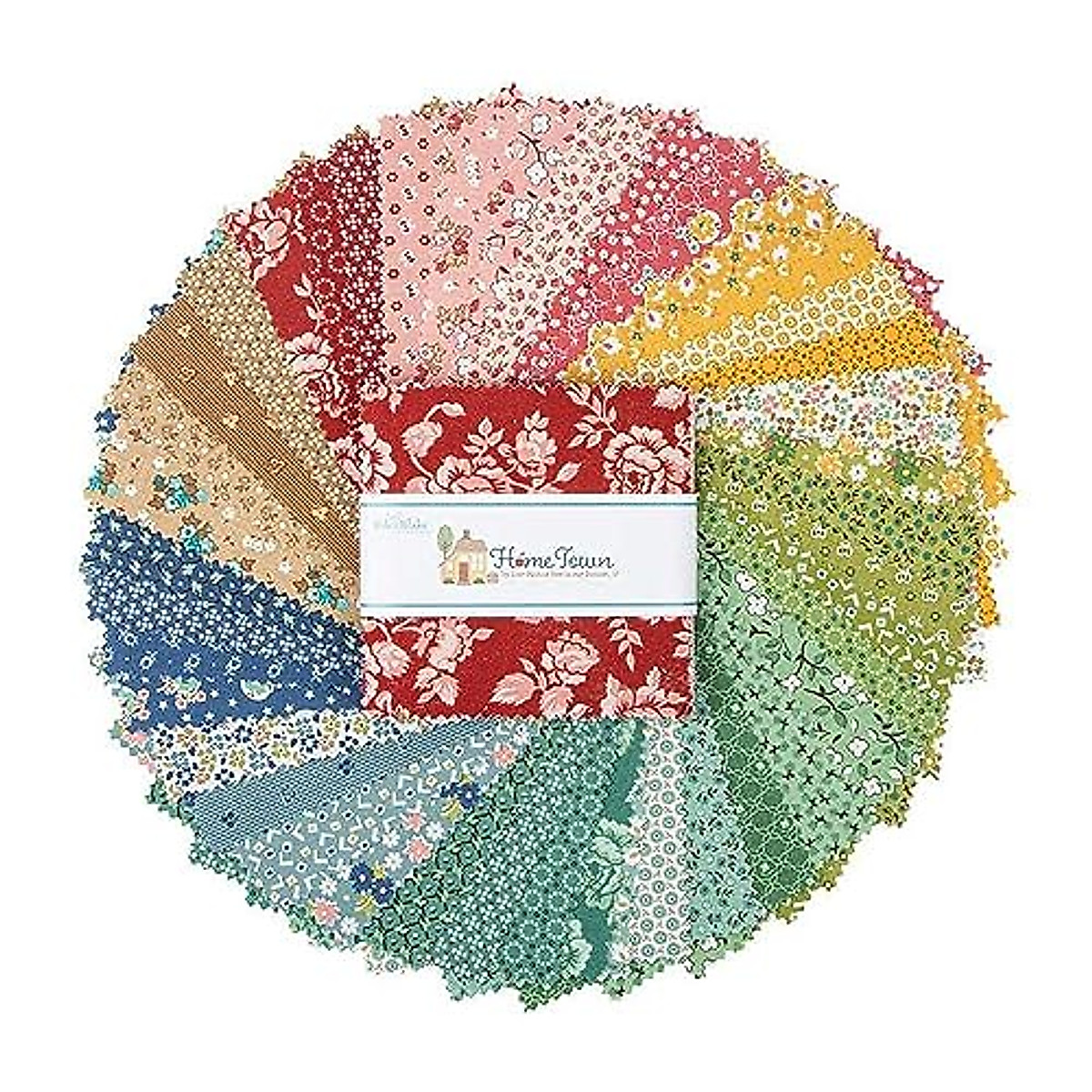 Home Town Riley Blake 5-inch Stacker, 42 Precut Fabric Quilt Squares by Lori Holt