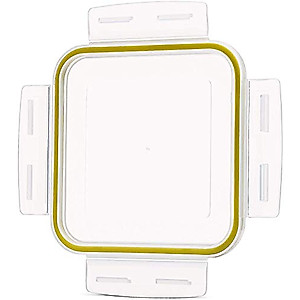 Komax Biokips Large Food Storage Container (169 oz.) Airtight Cookie Container Suitable for Cookies, Chips, Flour, Bulk or Dry Food | Space Saving Shape, Stackable, BPA Free