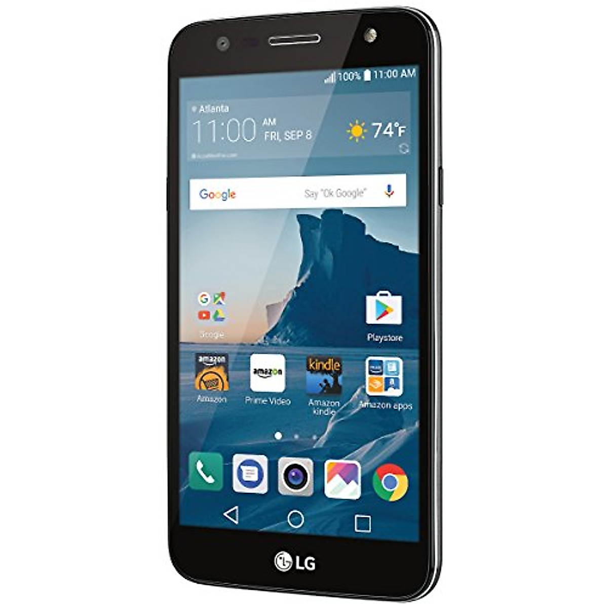 LG X charge - 16 GB – Unlocked (AT&T/Sprint/T-Mobile) - Titanium - Prime Exclusive - with Lockscreen Offers & Ads