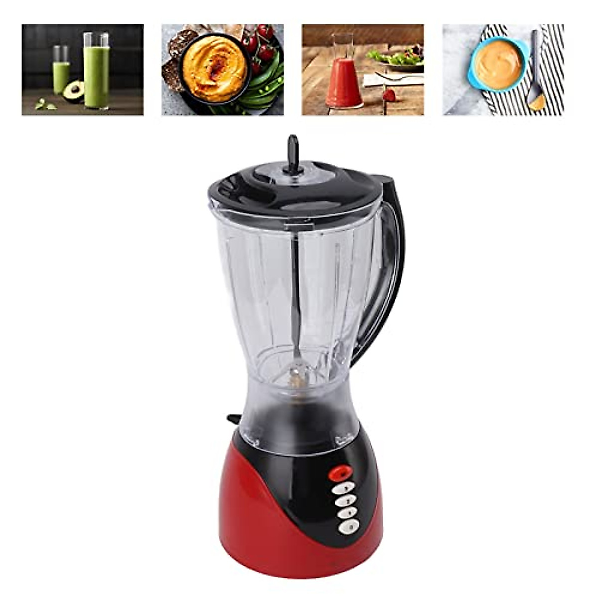 WBTY Blender Combo Professional Countertop Blender Food Processing Blender For Smoothies Ice Frozen Fruit Vegetable Sauces 220V (EU Plug)