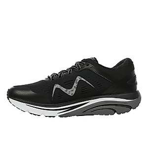 MBT Rocker Bottom Shoes Women’s – Athletic Running Walking Shoe MBT-2000, Black - 7 M US