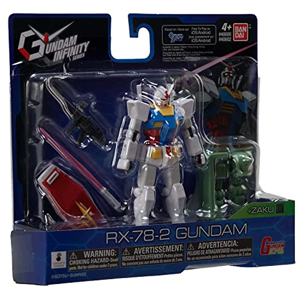 Bandai America - Gundam Infinity 4.5 RX-78-2 Gundam Action Figure