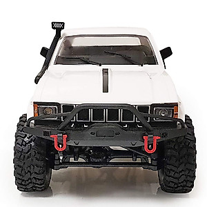 C24-1 RC Car Crawler 4WD Off-Road Truck with Bright Headlight, DIY Remote Control Children, Climbing Vehicle Speed Model Toys