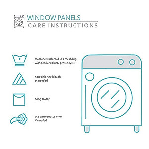 Lush Decor, Navy Nantucket Yarn Dyed Cotton Tassel Fringe Window Curtain Panel Pair, 84" x 40", 84 in x 40