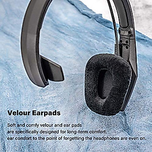 B450-XT Kit Replacement Ear Pads Cushion Compatible with B450-XT B450XT Headset I B450 XT Accessories (PU+Velour Ear Cushions)