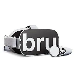 MightySkins Skin Compatible with Oculus Go Mobile VR - Bruh | Protective, Durable, and Unique Vinyl Decal wrap Cover | Easy to Apply, Remove, and Change Styles | Made in The USA