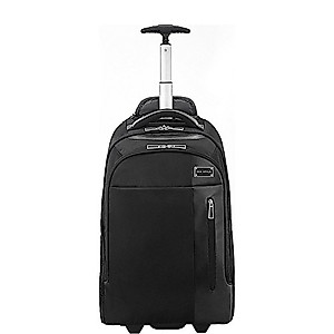 Eco Style Roller Laptop Backpack, Black, 17" W (ETEX-RB17)