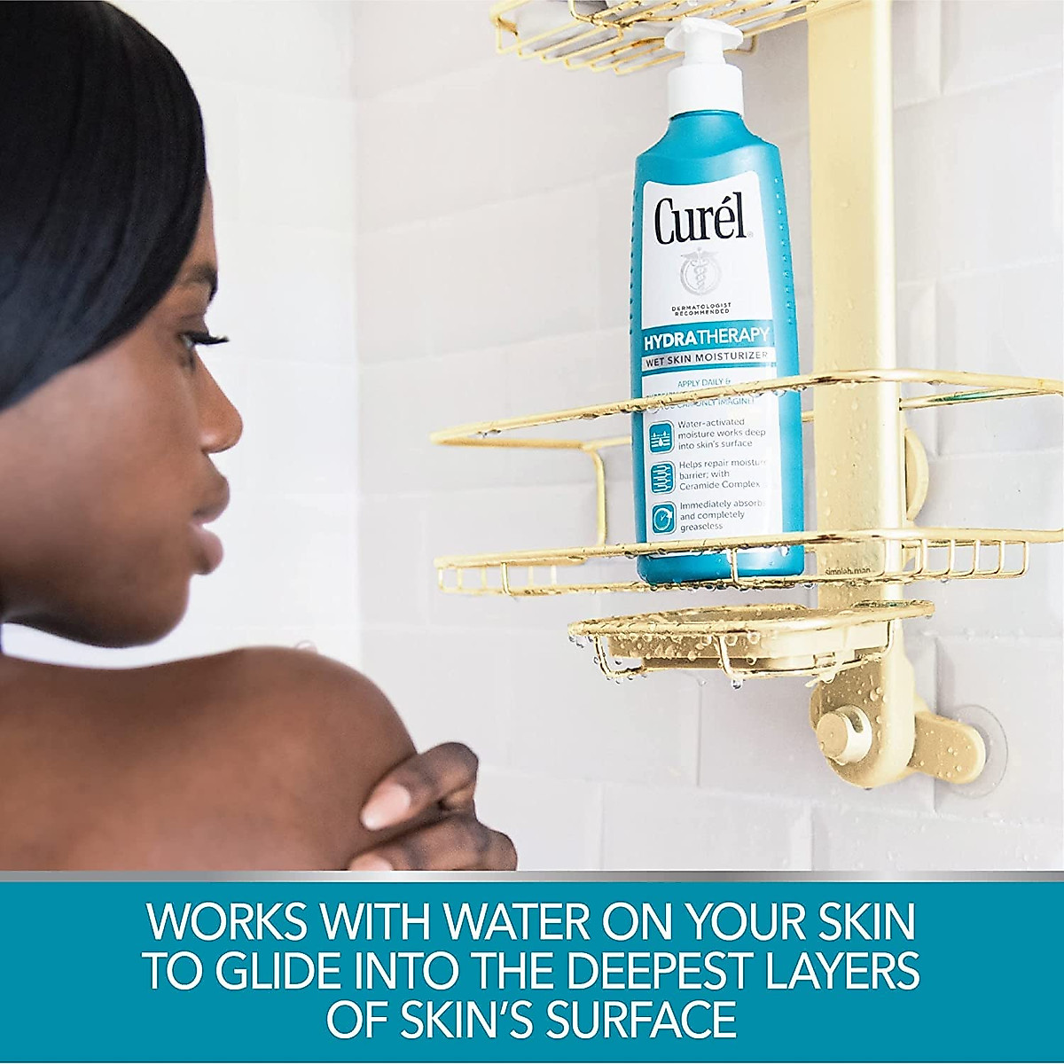 Curel Hydra Therapy 12 Ounce Wet Skin Moisturizer Pump (354ml) (2 Pack)
