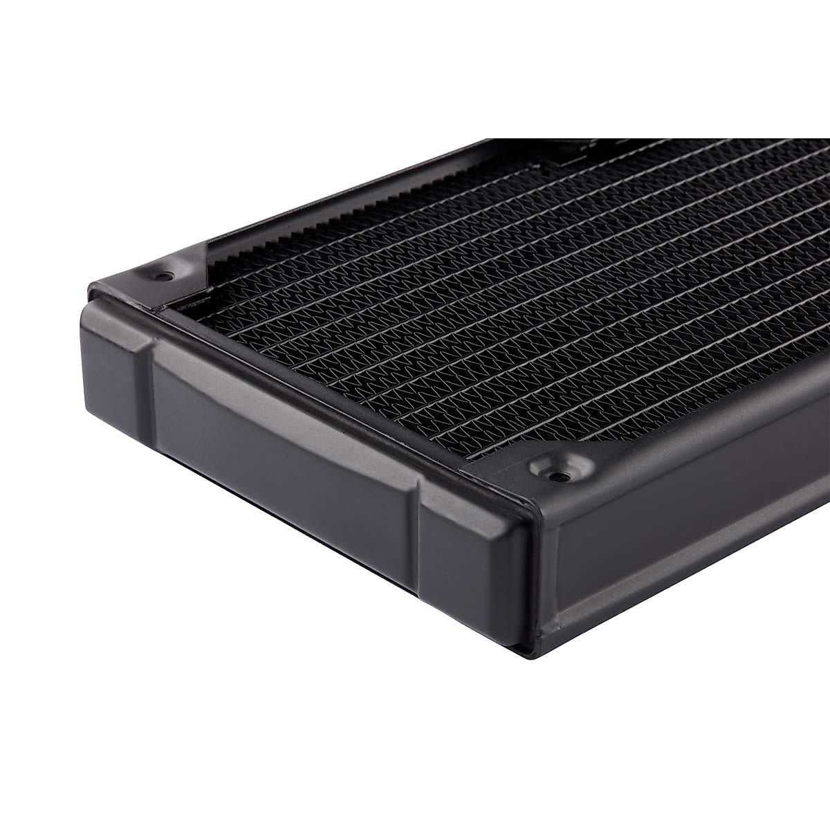 Corsair Hydro X Series, XR5 420mm Water Cooling Radiator (Triple 140mm Fan Mounts, Easy Installation, Premium Copper Construction,Polyurethane Coating, Integrated Fan Screw Guides) Black