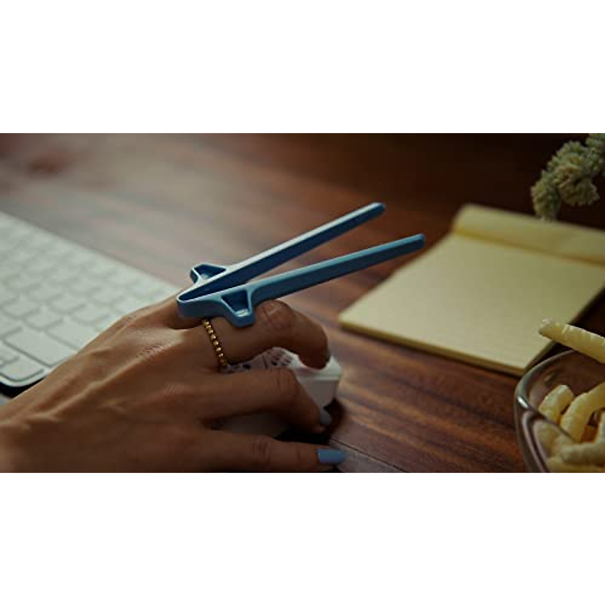 NEW - SNACTIV LITE - 4PC Bundle - All New Colors! - The Official Snacking Tool of The Future, As Seen On Shark Tank! Finger Chopsticks | Snack Chopsticks | Chopsticks For Gamers