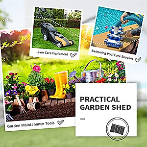 Outsunny 9' x 4' Metal Garden Storage Shed Tool House with Sliding Door Spacious Layout & Durable Construction for Backyard, Patio, Lawn Green