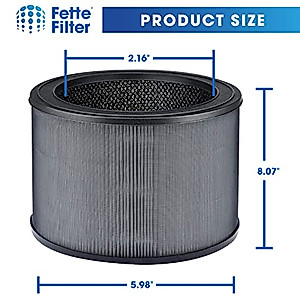 Fette Filter - 2 Premium True Hepa H13 Replacement Filter Size O Compatible with Winix Air Purifier Model A230 A231 Compare to Part # 1712-0110-00, 1712011000