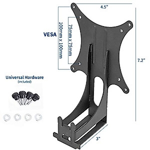 VIVO Quick Attach VESA Adapter Plate, Designed for Acer and Viewsonic Monitors Including R240HY bidx, SB220Q, RT240Y, R221Q, RT270, G227HQL, VX2276-smhd, and More, VESA up to 100x100, MOUNT-AR240H