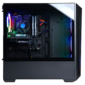 CyberpowerPC Gamer Xtreme VR Gaming PC, Intel Core i5 11400F 2.6GHz, GeForce RTX 3060 12GB, 16GB DDR4, 500GB NVMe SSD, 1TB HDD, WiFi Ready & Windows 10 Home (GXiVR8480A8, Black)