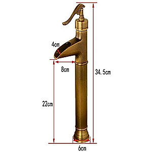 ShiSyan Y-LKUN Basin Taps Bathroom Sink Faucet Waterfall Hot and Cold Water Bathroom Sink Faucet Basin Mixer Tap