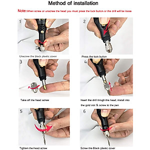 Electric Micro Pen Mini DIY Vibro Kit for Metal Glass Ceramic Plastic Wood Jewelry with Scriber Etcher
